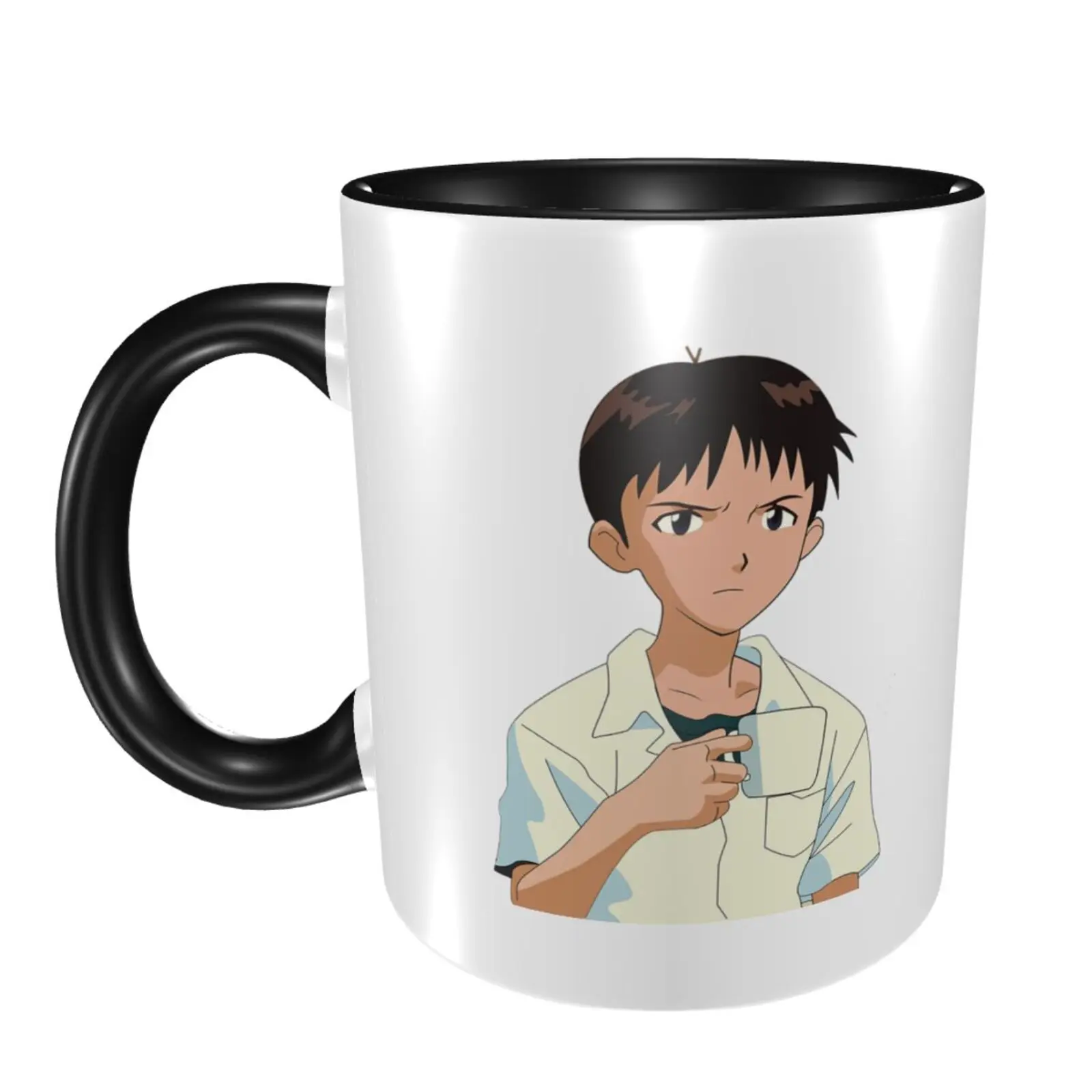 Shinji-Holding-A-Mug-Text-Anime-Breathable-Male-11oz-High-Quality ...