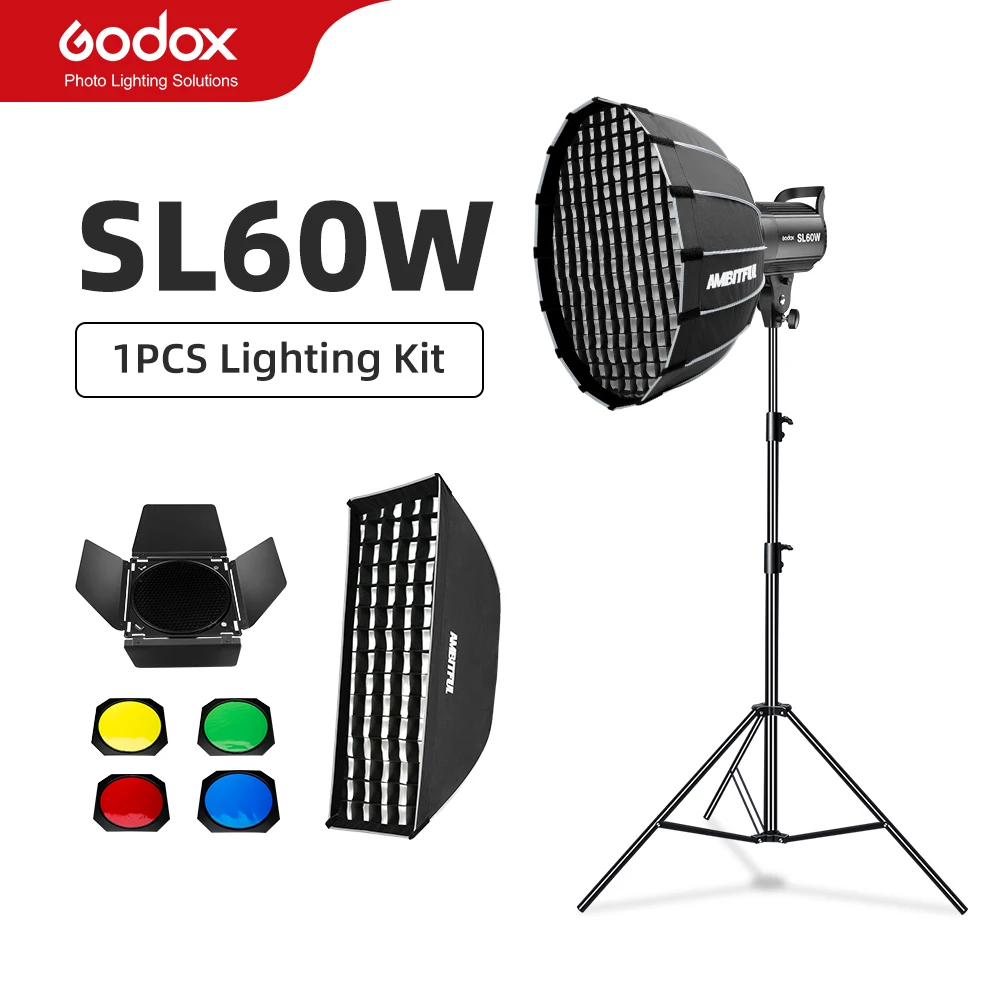 Godox-LED-Video-Light-SL-60W-SL60W-5600K-White-Video-Light-Continuous ...