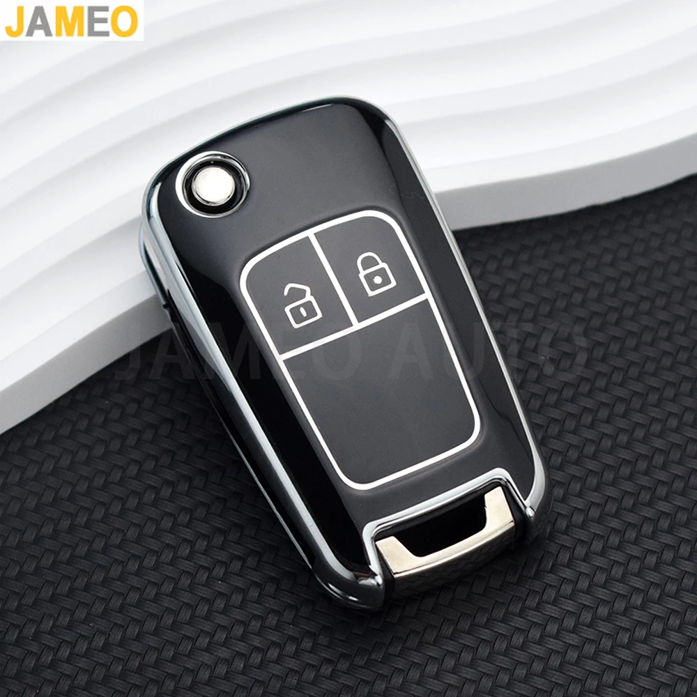 2-Buttons-TPU-Remote-Car-Key-Fob-for-Chevrolet-Chevy-Cruze-Malibu ...