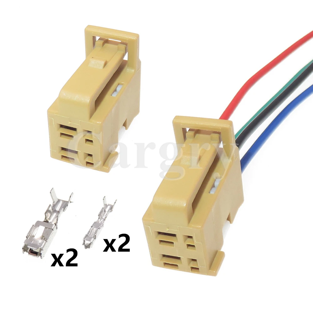 1-Set-4P-6098-2830-Automobile-Unsealed-Composite-Connector-Car-Seat-Lift-Motor-Wiring-Harness ...
