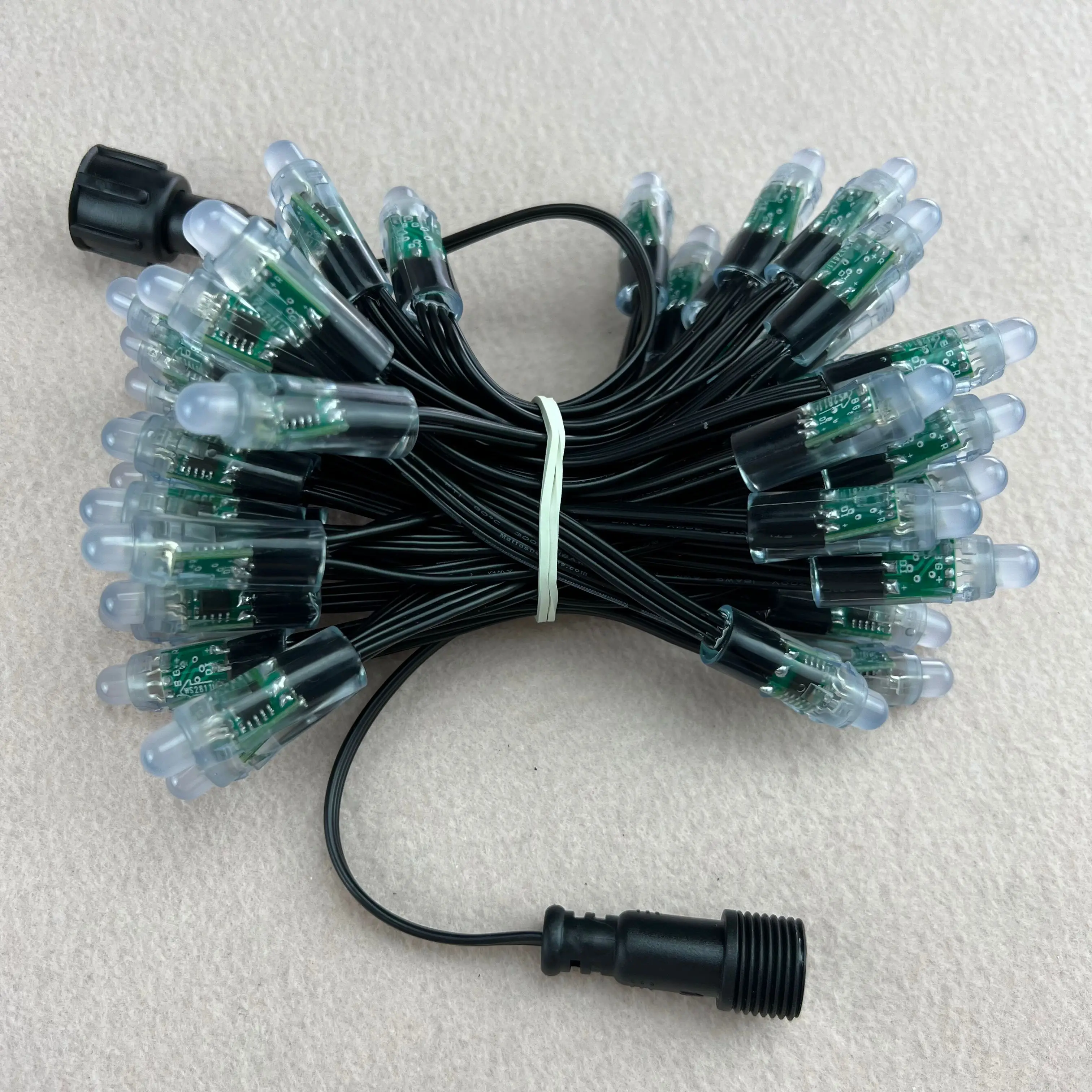FREE SHIPPING/3000pcs DC5V WS2811/50ct/4 inches/bullet led pixel nodes ...