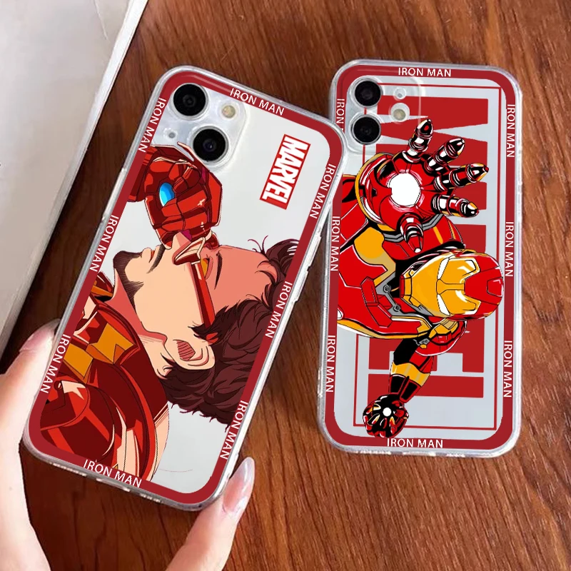 Marvel-Iron-Man-Tony-Stark-Phone-Case-For-Apple-iPhone-14-13-12-11-SE ...
