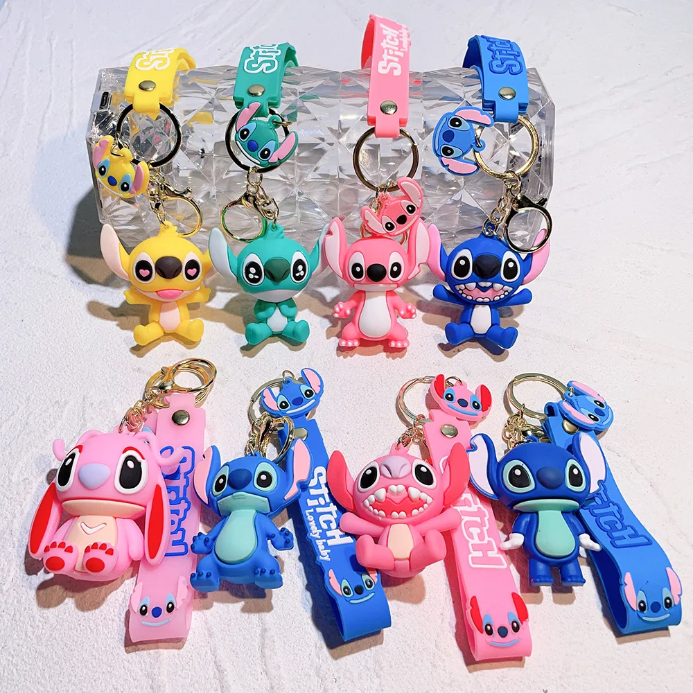 Disney-Stitch-Toys-Keychain-Anime-Figure-Stitch-Pendant-Keychain-Sweet ...