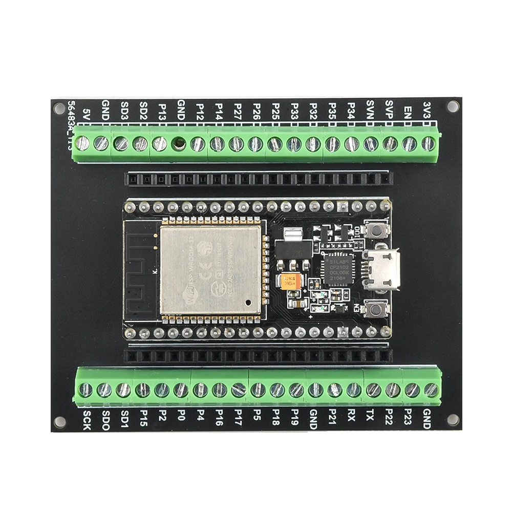 Placa de Expansão ESP32 ESP32S, Compatível com NodeMCU 32S Lua, 38Pin GPIO, CP2102 Entwicklung ...