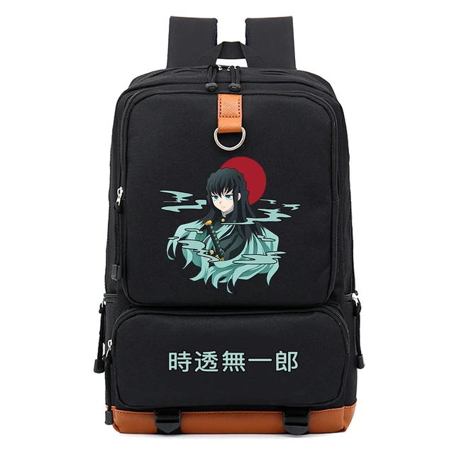 Anime Demon Slayer Muichiro Tokito Backpack For Teenager, 60% OFF
