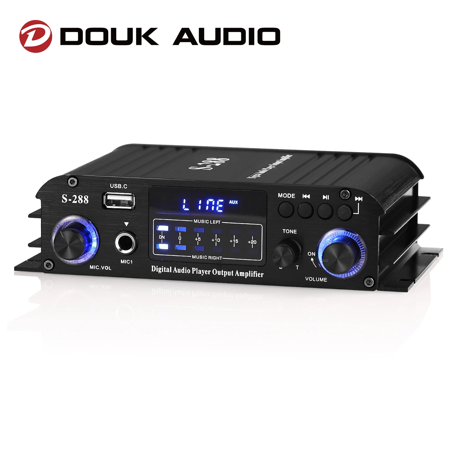 Mini Digital Amplifier Bluetooth | 4 Channel Amplifier Bluetooth - S ...