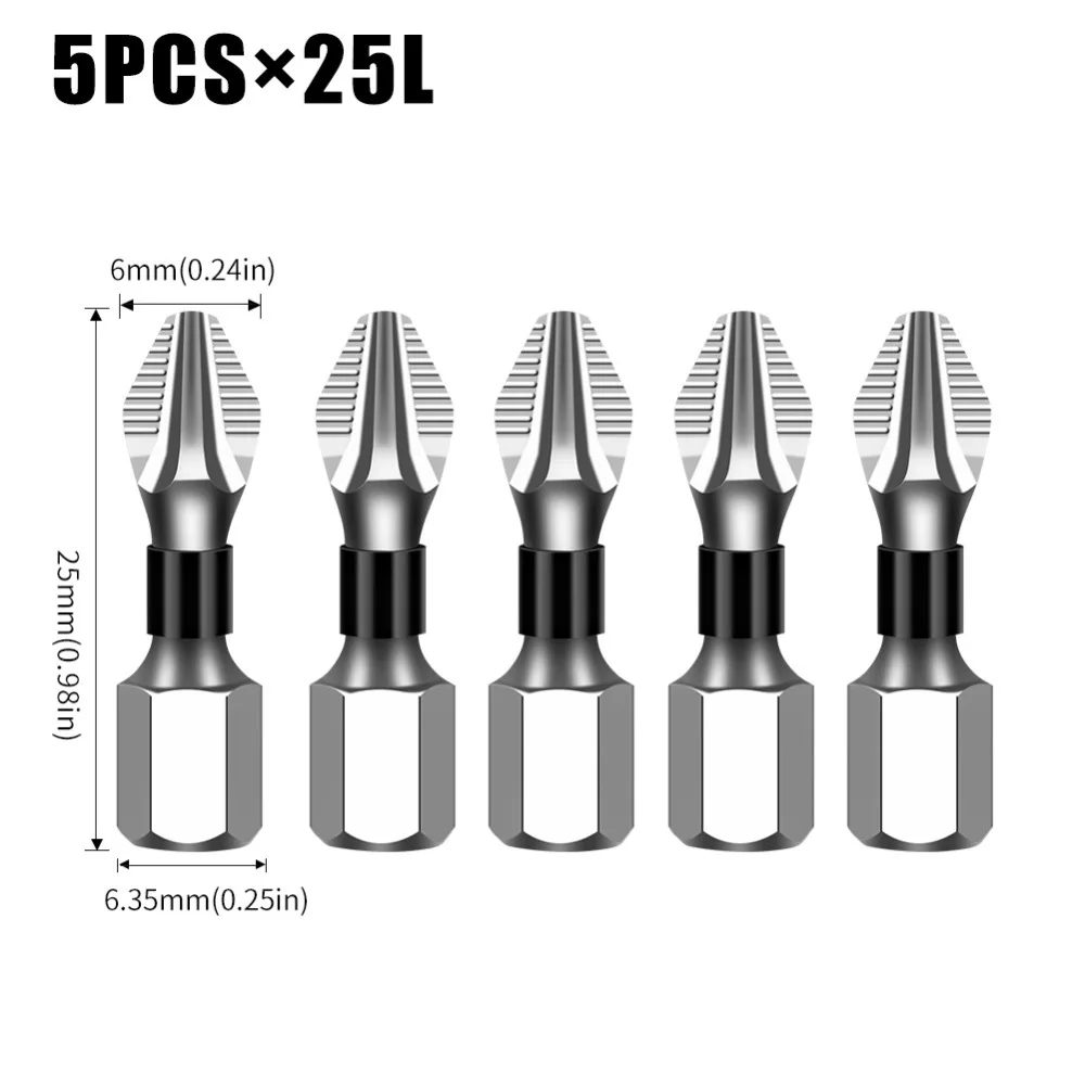 K5 Non-slip Impact Phillips Screwdriver Bit Strong Magnetic High ...