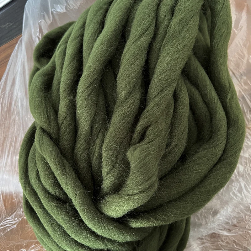 250g-36M-Super-Thick-Natural-Merino-Wool-Chunky-Yarn-Felt-Wool-Roving ...