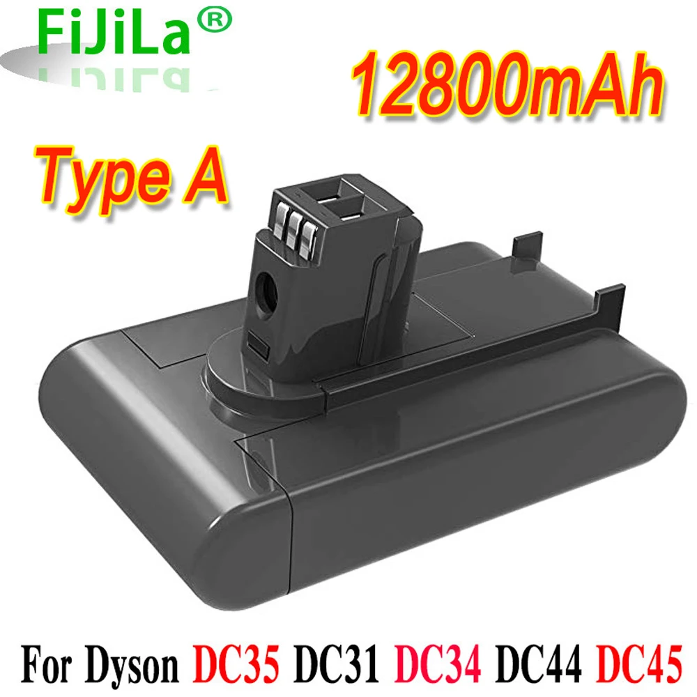 22.2V 12800mAh (Type A) Li-ion Vacuum Battery for Dyson DC35, DC45 DC31 ...