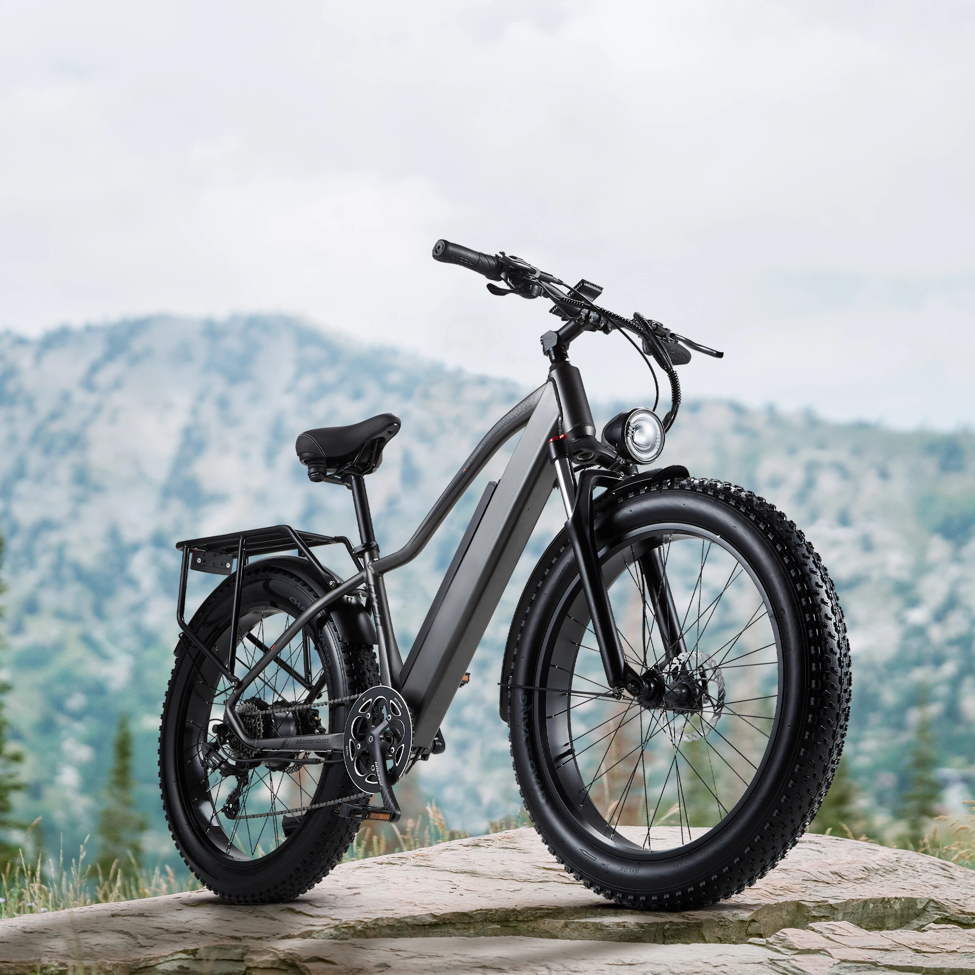 RX20 26Inch Electric Bicycle 1000W 48V 18AH Lithium Battery 8 Speed Mountaine Bike Fat Tire ...