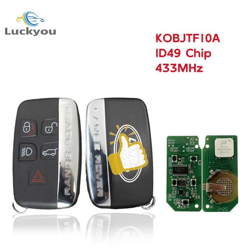 Smart-Remote-Car-Key-For-Jaguar-XE-XJ-XJL-XF-Car-433MHz-ID49-PCF7945P ...
