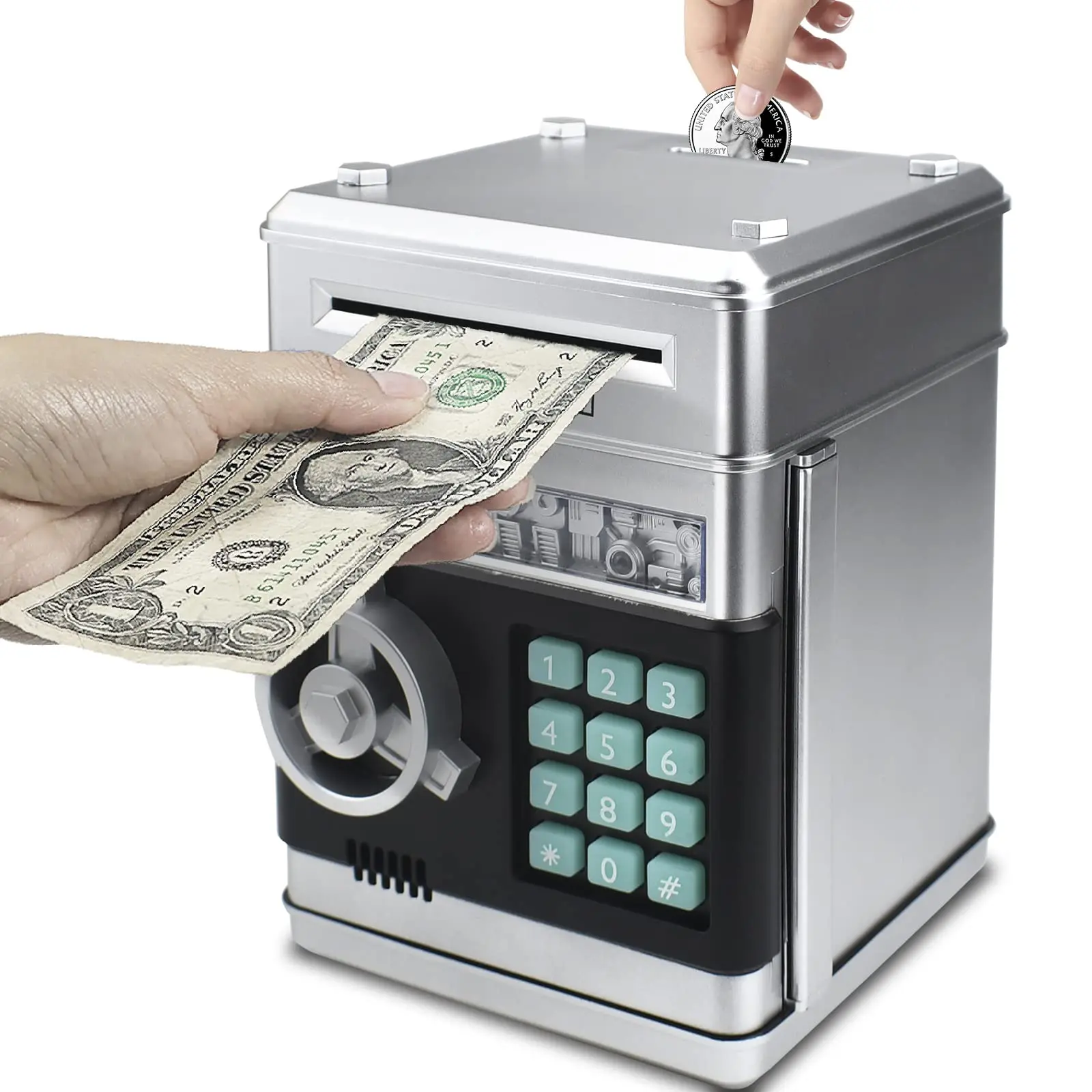 Child-Gift-Electronic-Password-Money-Box-Coins-Cash-Saving-Money-Box ...