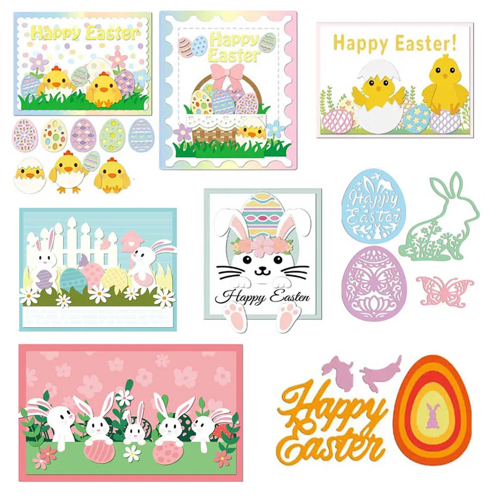 Happy-Easter-Cutting-Dies-Easter-Egg-Chicken-Metal-Die-Cuts-DIY ...