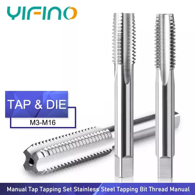 Manual Tap Tapping Set Stainless Steel Tapping Bit Thread Manual ...