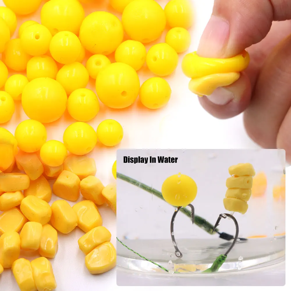 Carp Fishing Baits Floating Lure Artificial Corn Flavor Buoyancy Baits ...