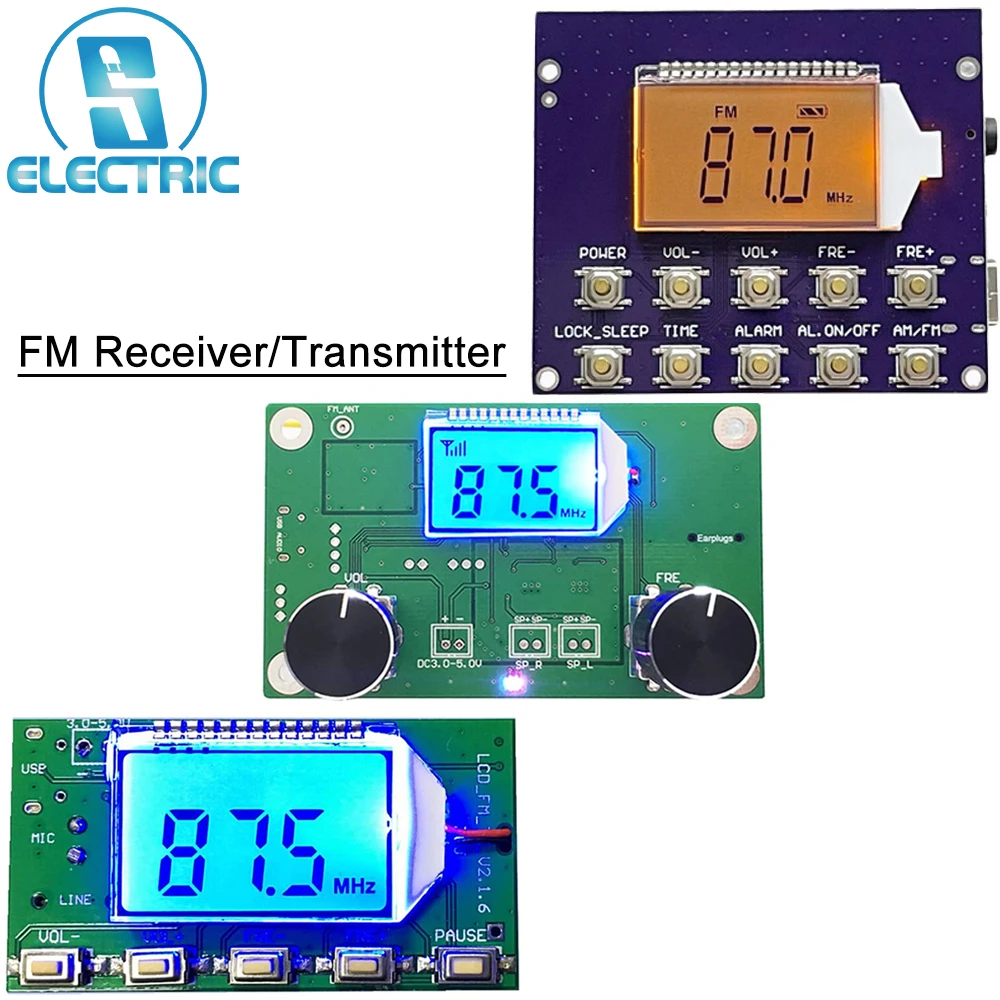Fm Mw Sw Wireless Receiver Transmitter Board Frequency Modulation Radio ...