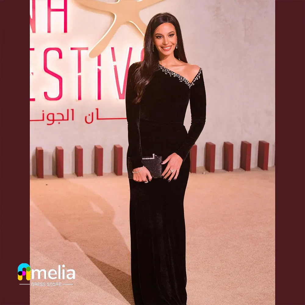 Amelia-Prom-Dress-Long-Sleeves-With-Floor-Length-Evening-Dress-Women ...