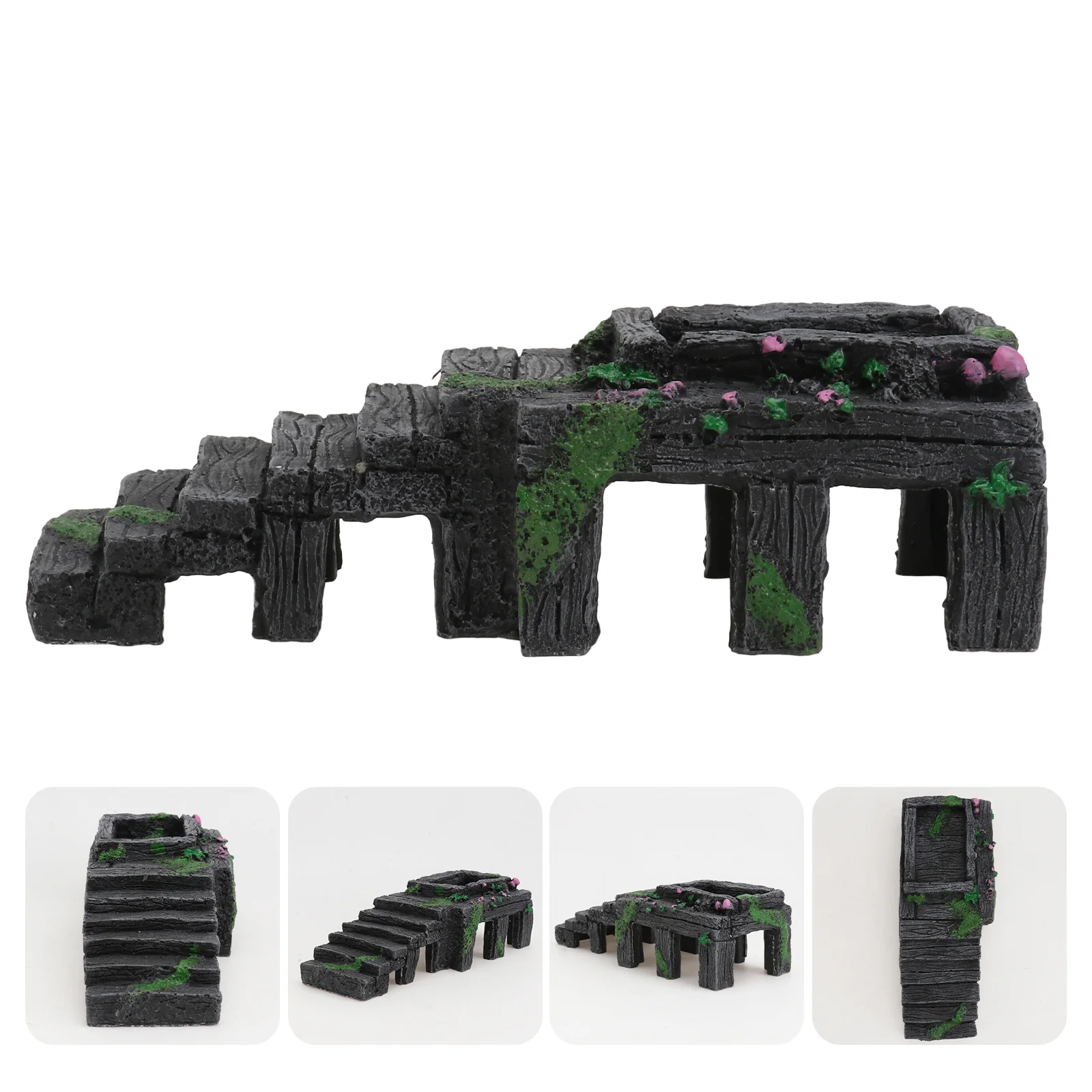 Cave-Platform-Aquarium-Turtle-Fish-Basking-Dock-Floating-Terrapin-Decor ...