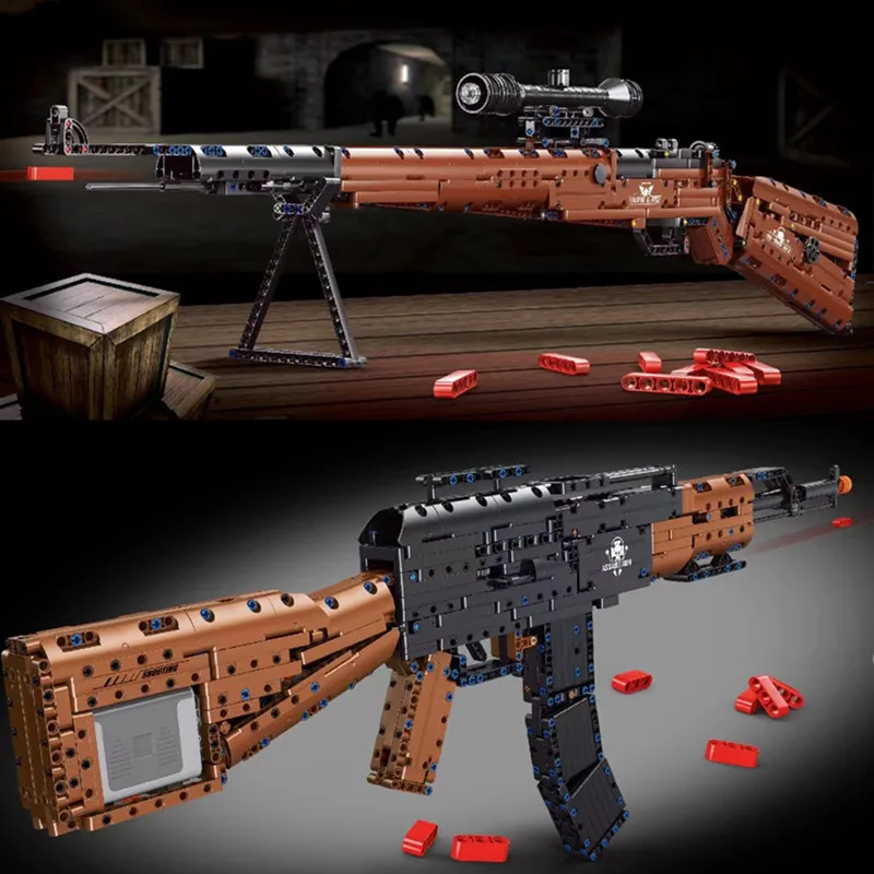 In-Stock-High-Tech-AK47-Assault-Rifle-98K-AWM-Sniper-Rifle-MP5 ...