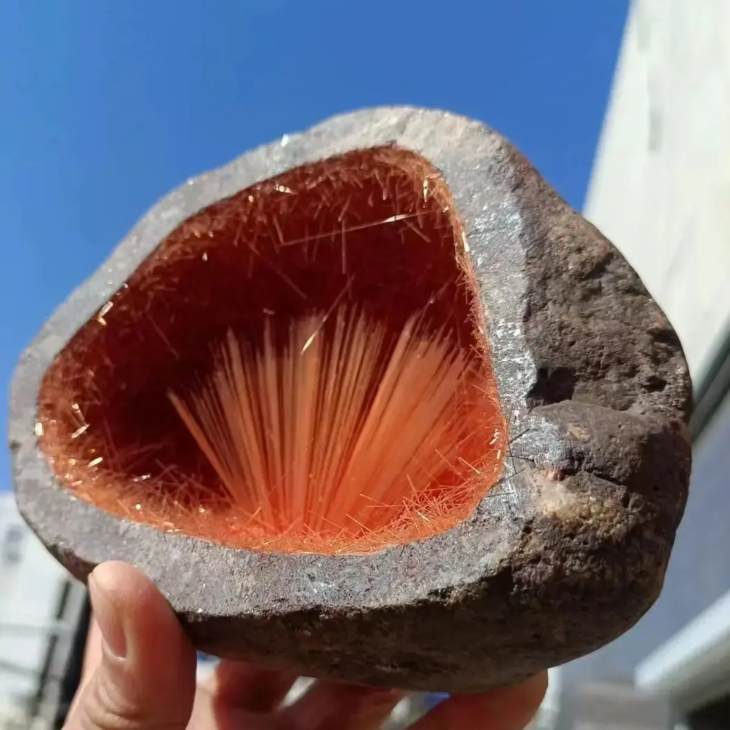 Natural-Goethite-Symbiotic-Cluster-Quartz-Crystal-Energy-Mineral ...