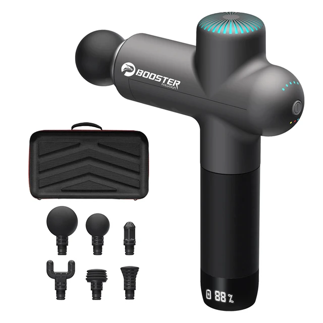 Booster Massage Gun Electric Neck Massager Smart Hit Fascia Gun for ...