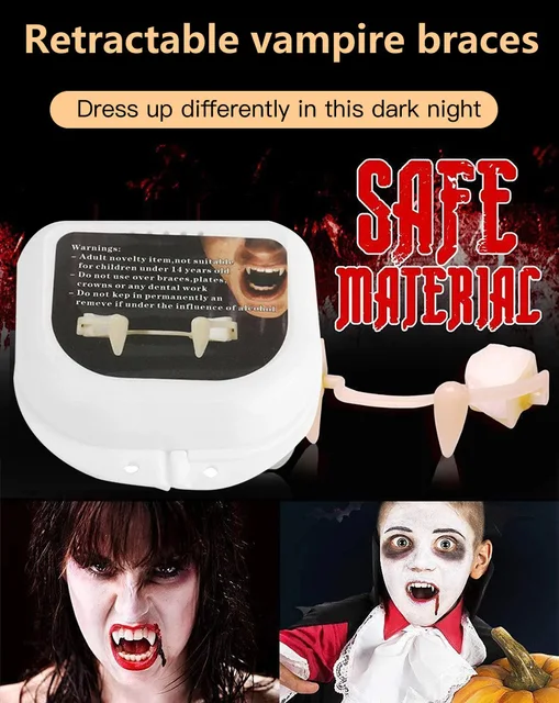 Fake Vampire Teeth For Braces