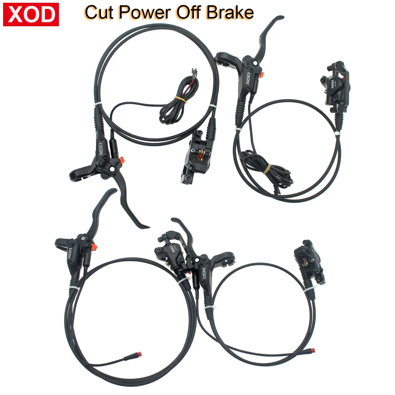 E-Bike-Cut-Power-Off-Brake-MTB-Hydraulic-Disc-Brake-Set-Aluminum-Alloy ...