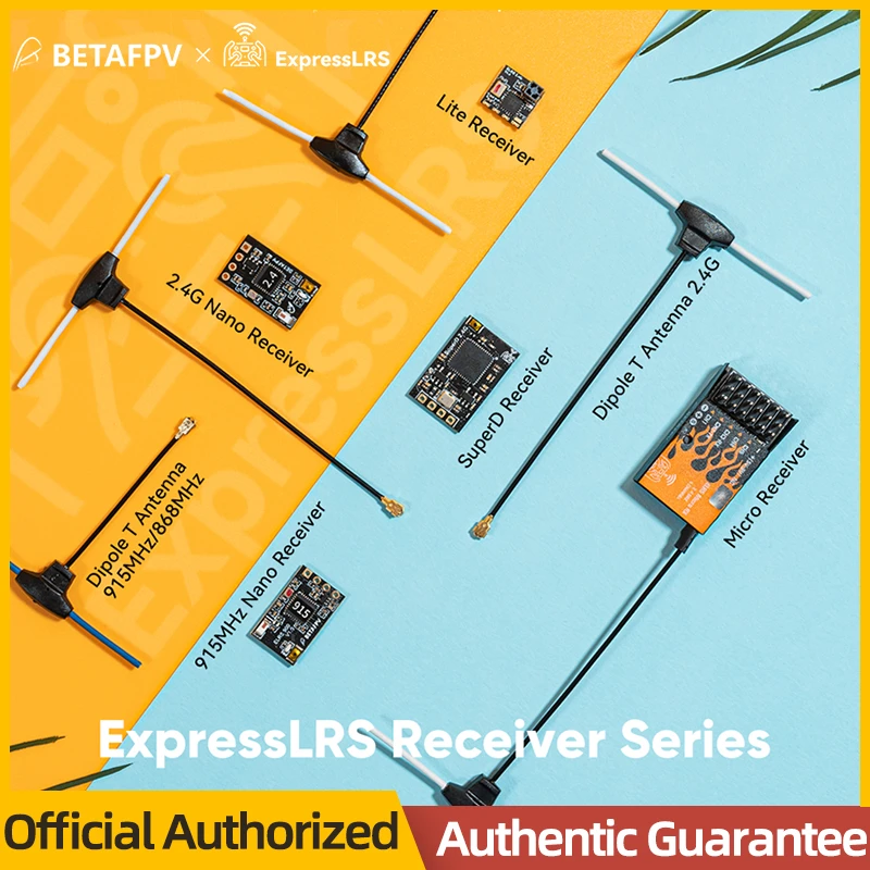 BETAFPV ELRS Receiver Series ELRS Nano/Lite/Micro/SuperD 2.4G/915MHz ...