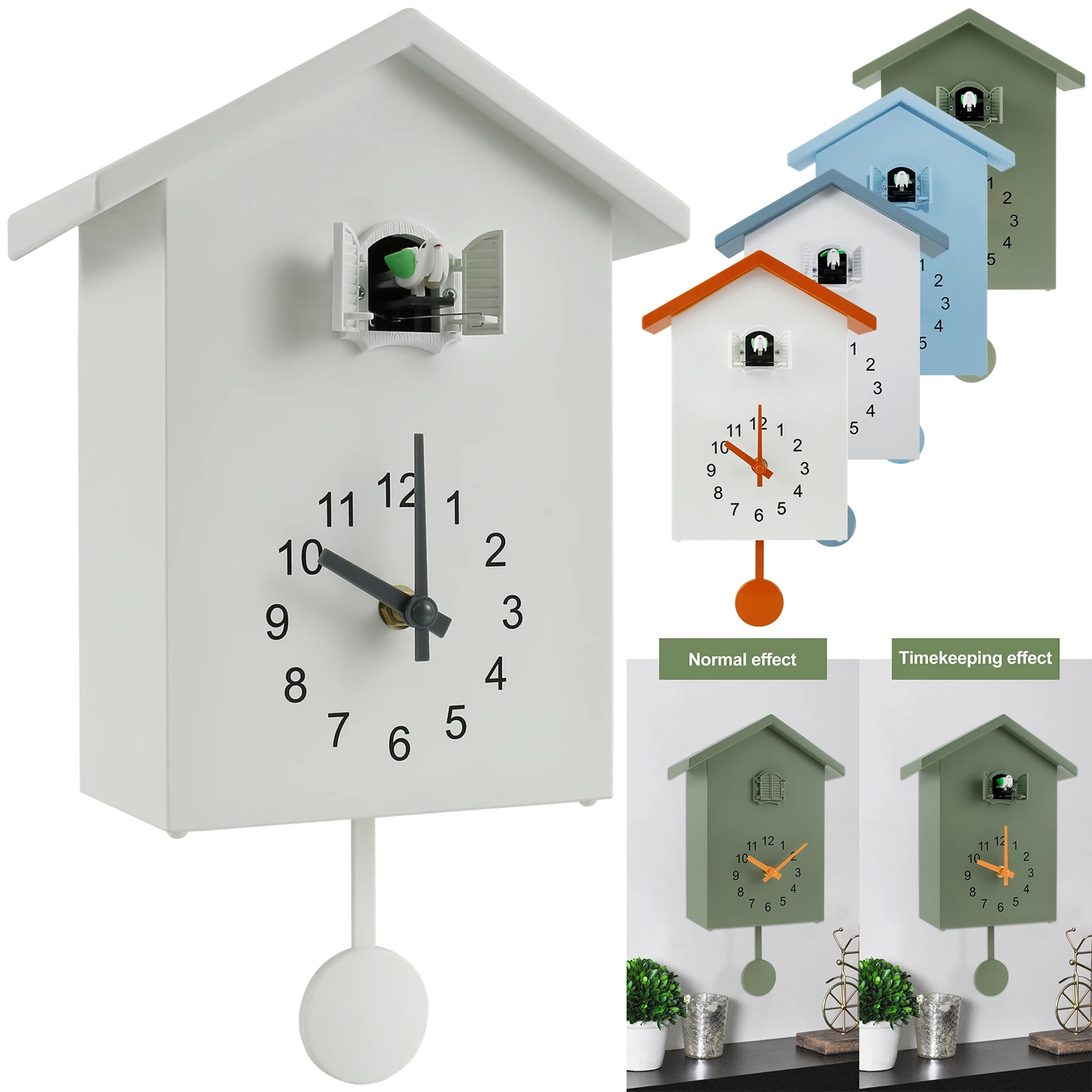 Cuckoo-Clock-with-Chimer-Cuckoo-Sound-Clocks-with-Pendulum-Bird-House ...