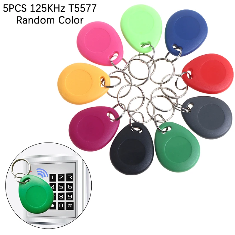 5PCS-T5577-Rewrite-Duplicate-Tag-Can-Copy-125kHz-Card-Proximity-Token ...