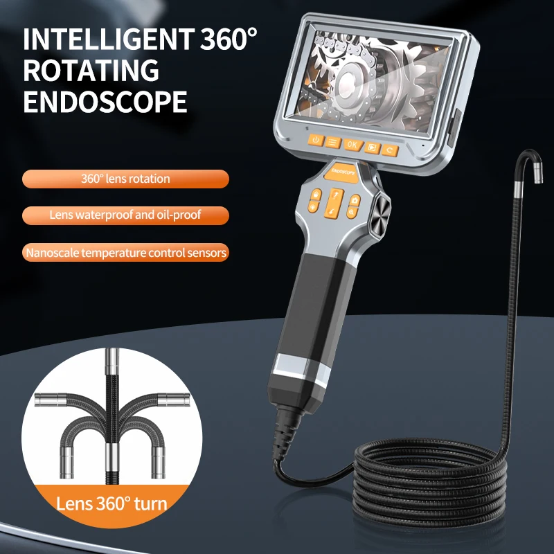 360-Degree-Electric-Steering-Endoscope-1080P-6mm-5-inch-screen ...