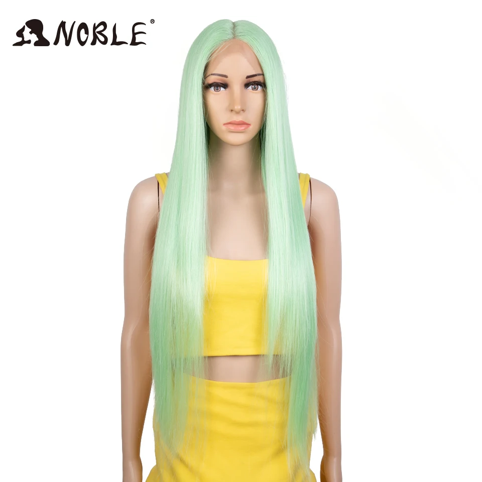 Noble-Cosplay-Wigs-For-Black-Women-Straight-Synthetic-Lace-Wig-34-Inch ...