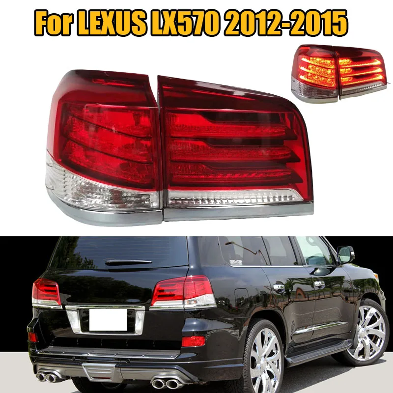 Inner-Outer-LED-Rear-Tail-Light-Brake-Lamp-Signal-Light-For-LEXUS-LX570 ...