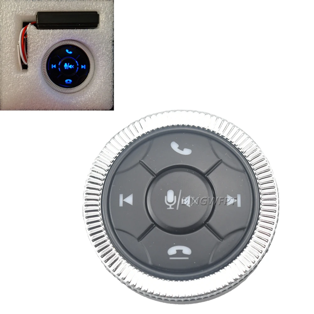 Steering-Wheel-Controller-Universal-Car-Steering-Wheel-GPS-Wireless ...