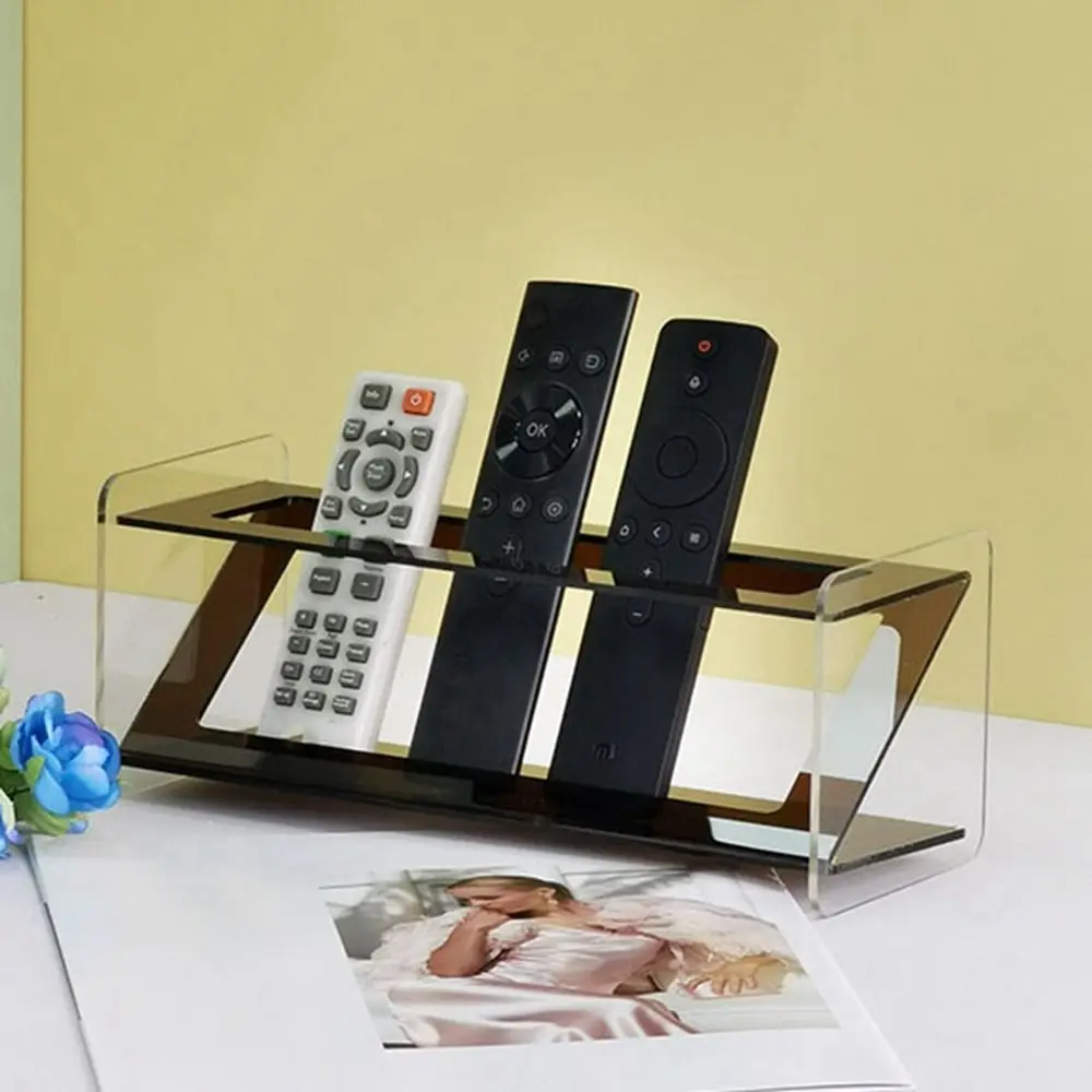 Black-Remote-Control-Storage-Box-Light-Luxury-Acrylic-Simple-Mobile ...