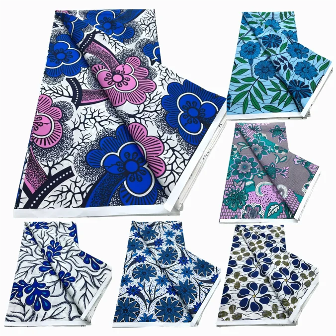 African-Wax-Block-Print-Fabric-High-Quality-Ankara-Wax-Fabric-Ghana ...