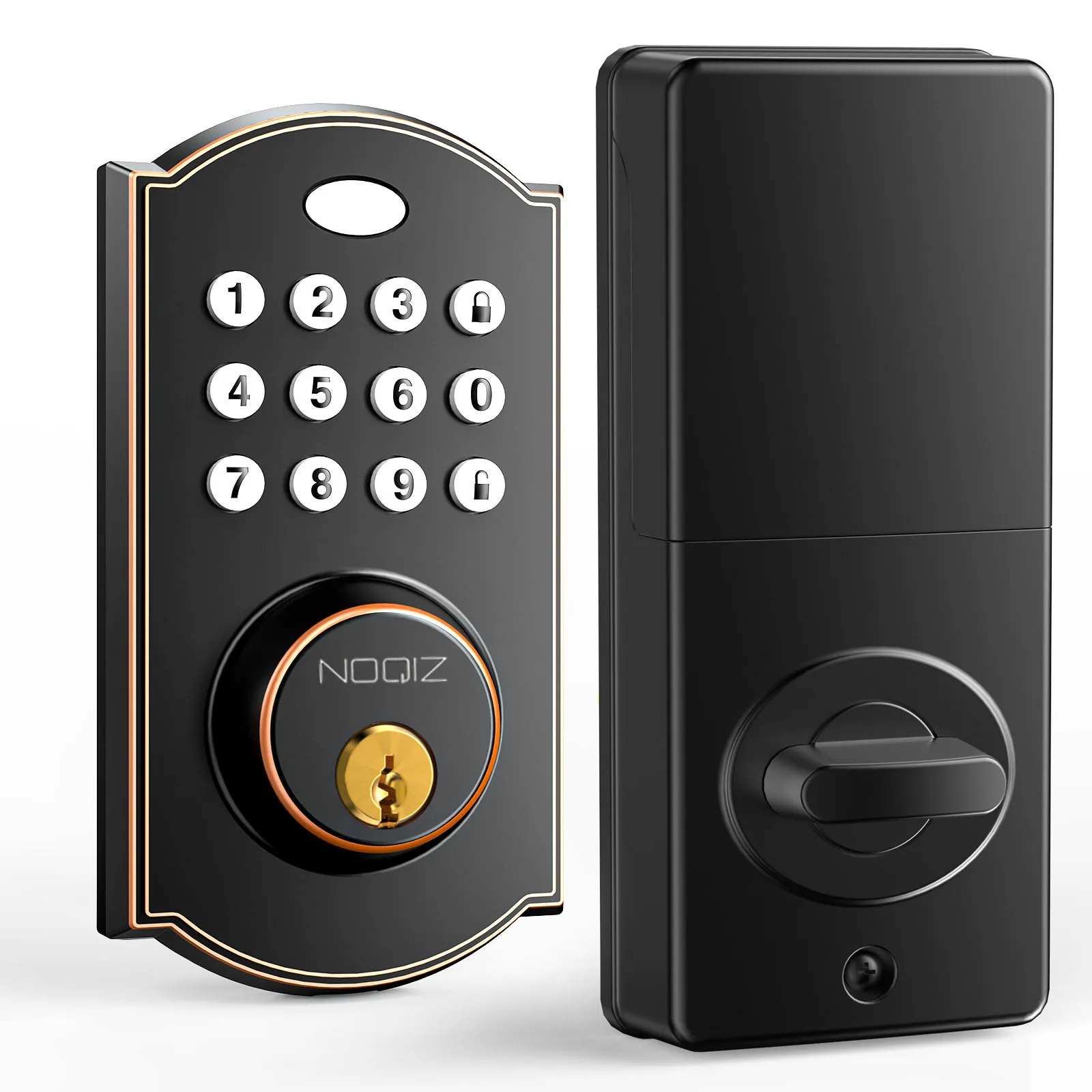 Keyless-entry-door-lock-electronic-door-lock-with-keypad-smart-latch ...