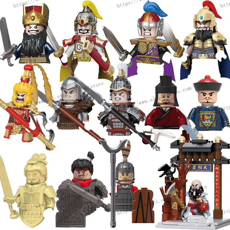 Ancient-Chinese-Figure-Building-Blocks-Three-Kingdoms-Water-Margin ...