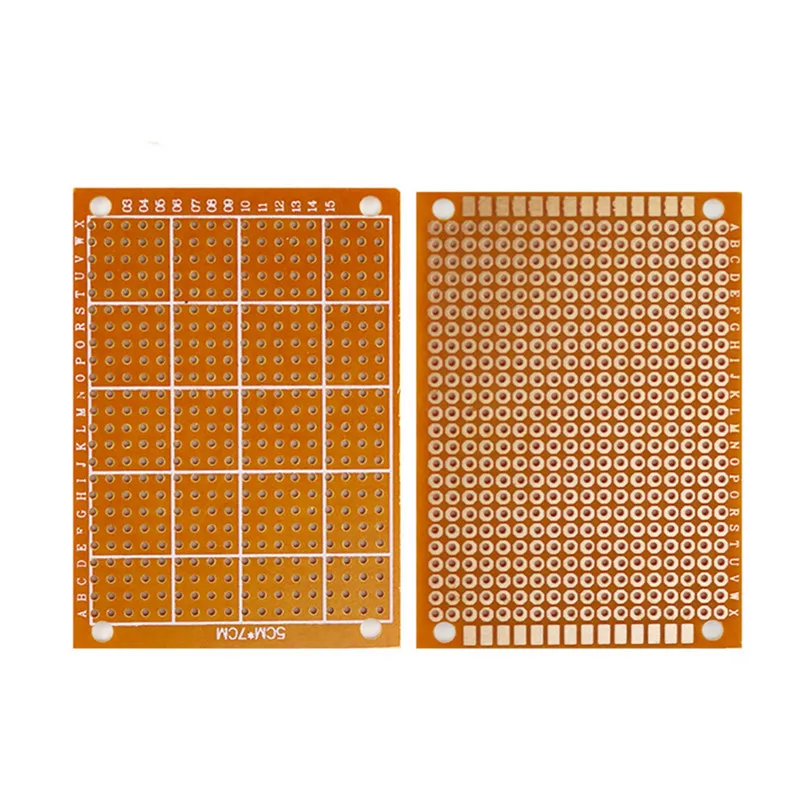 5Pcs 5*7cm Universal Circuit Board Single Side 5x7cm Hole Board PCB ...