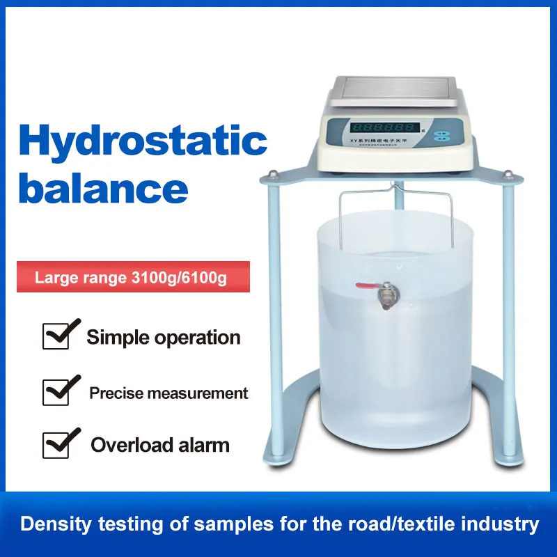 Báscula electrónica hidrostática, 5100g, 0,1g, 5kg, balanza de densidad ...