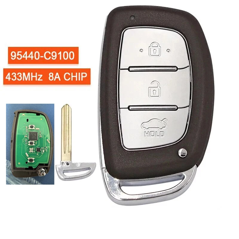 95440-C9100 Keyless Remote For Hyundai IX25 Creta 2017 2018 2019 2020 ...