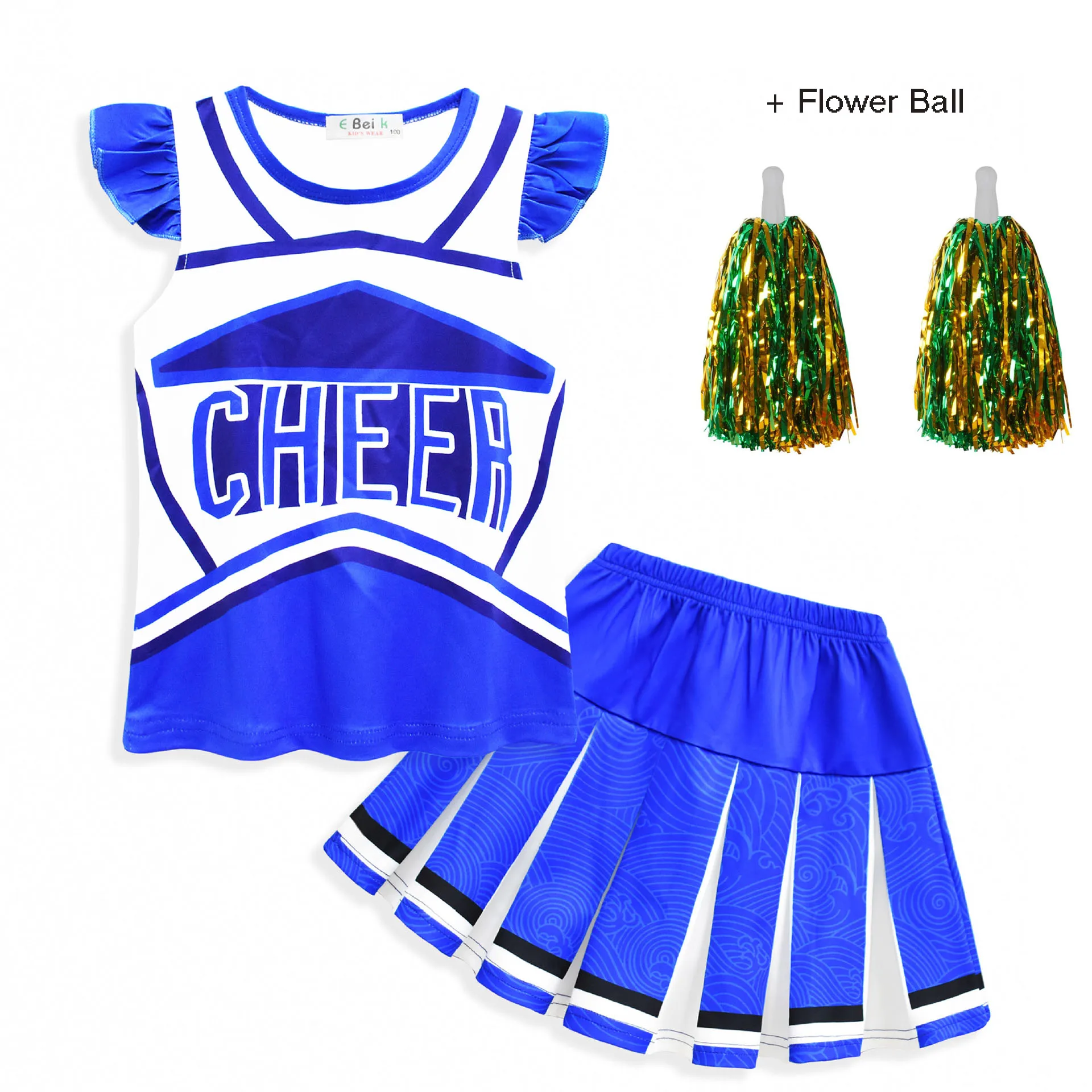 Kids Clothes Girls Zombies 3 Addison Cosplay Costumes Tops+skirt+hand ...