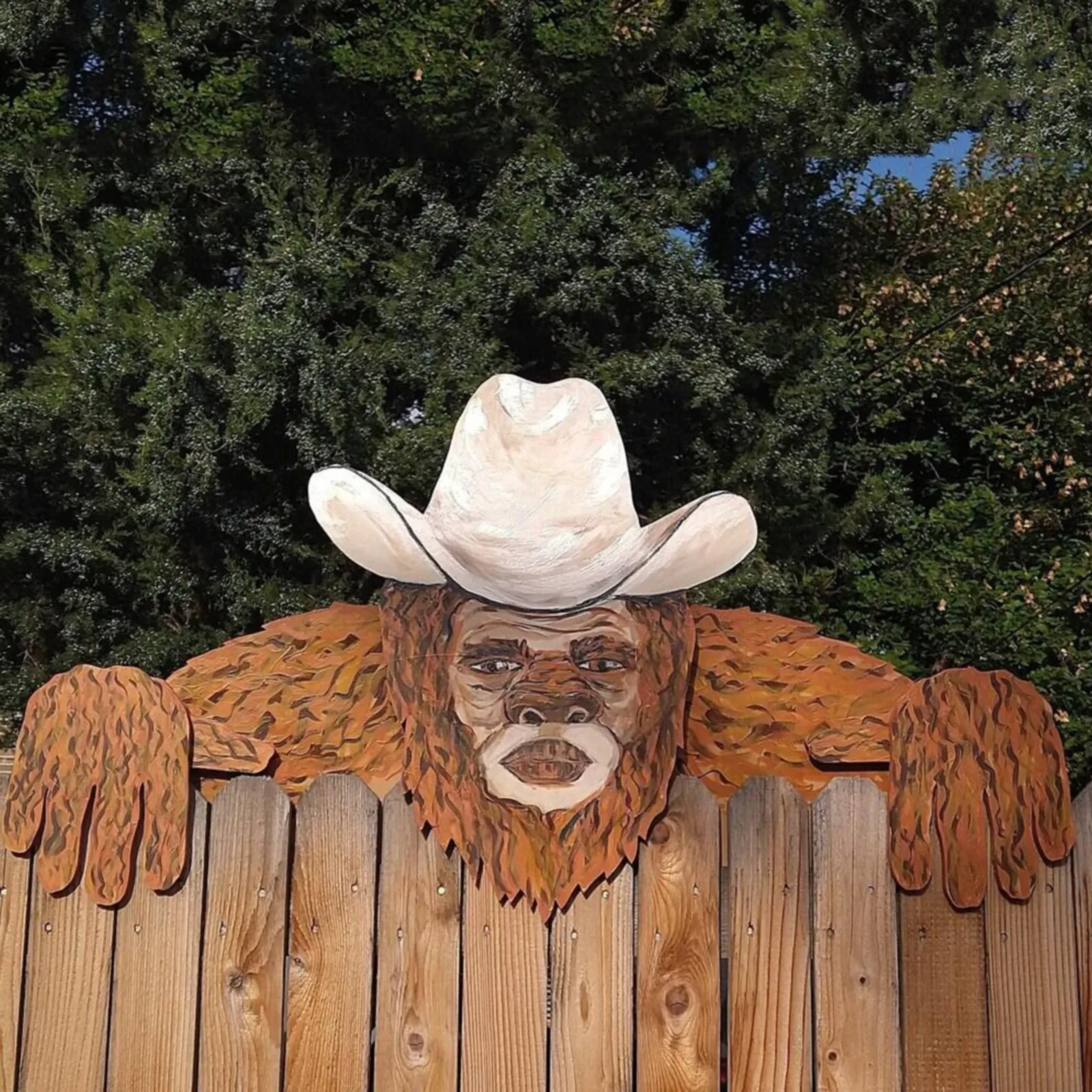 Garden-Art-Pendant-Ornaments-Orangutan-Fence-Peeps-Fence-Peeps ...