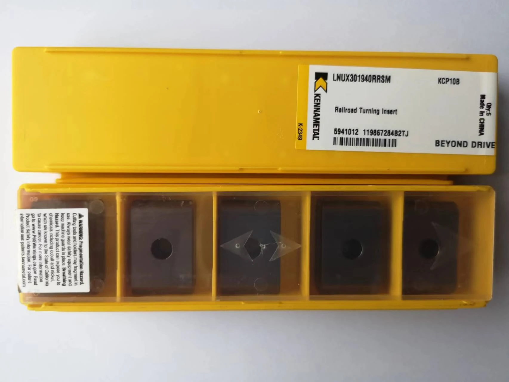 Original CNC carbide inserts CNMM190616 RM KCP25B and CNMM190624 RM ...