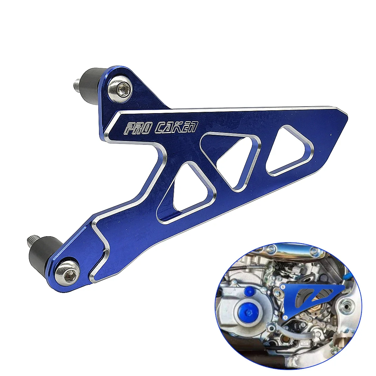 CNC-Front-Sprocket-Cover-Chain-Protector-Guard-For-Yamaha-YZ250-YZ250F ...