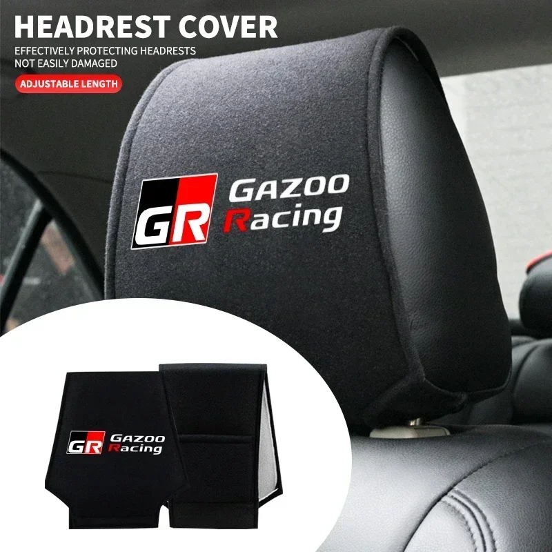 Car-Head-Restraint-cover-cotton-Auto-Headrest-case-For-Toyota-GR-Sport ...