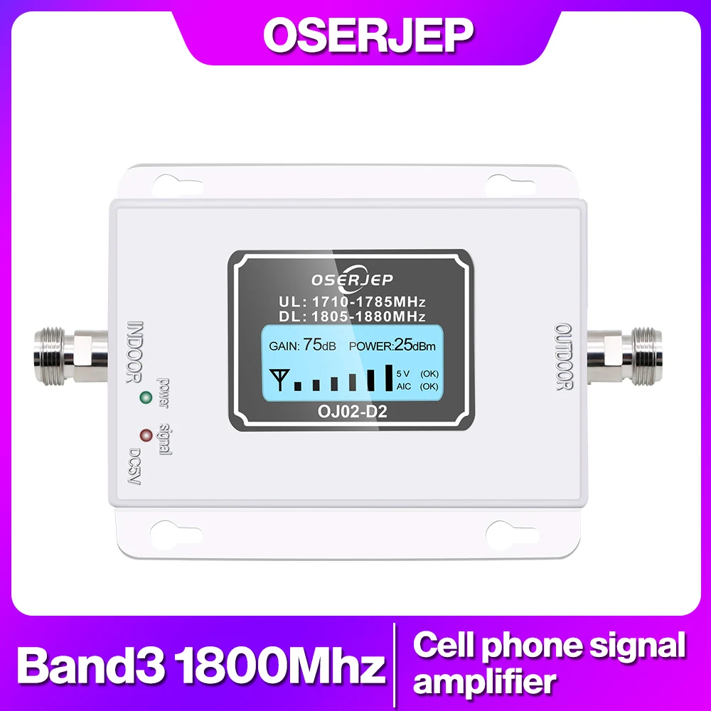 GSM-LTE-1800-LCD-70dB-Gain-2g-4g-Cell-Phone-Signal-Repeater-850-900 ...