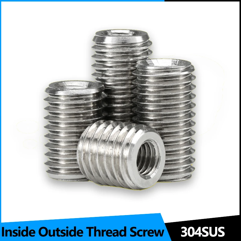 Inside Outside Thread Adapter Screw Wire Thread Insert Sleeve ...