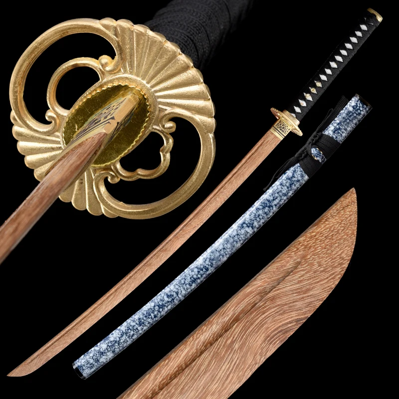 41-Inch-Japanese-Katana-Wood-Blade-Iaito-Real-Handmade-Full-Tang-Ready ...