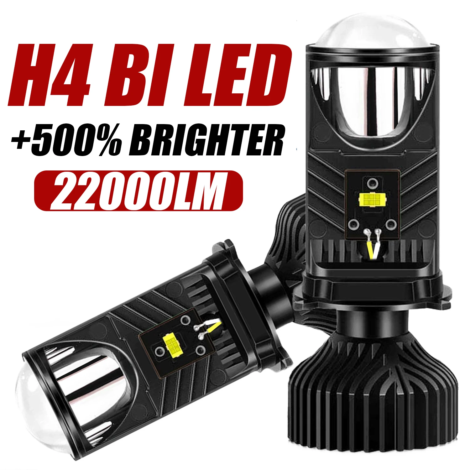 H4-LED-Projector-Lens-Mini-H4-LED-Lenses-Auto-Headlight-Bulbs-CSP-Chip ...